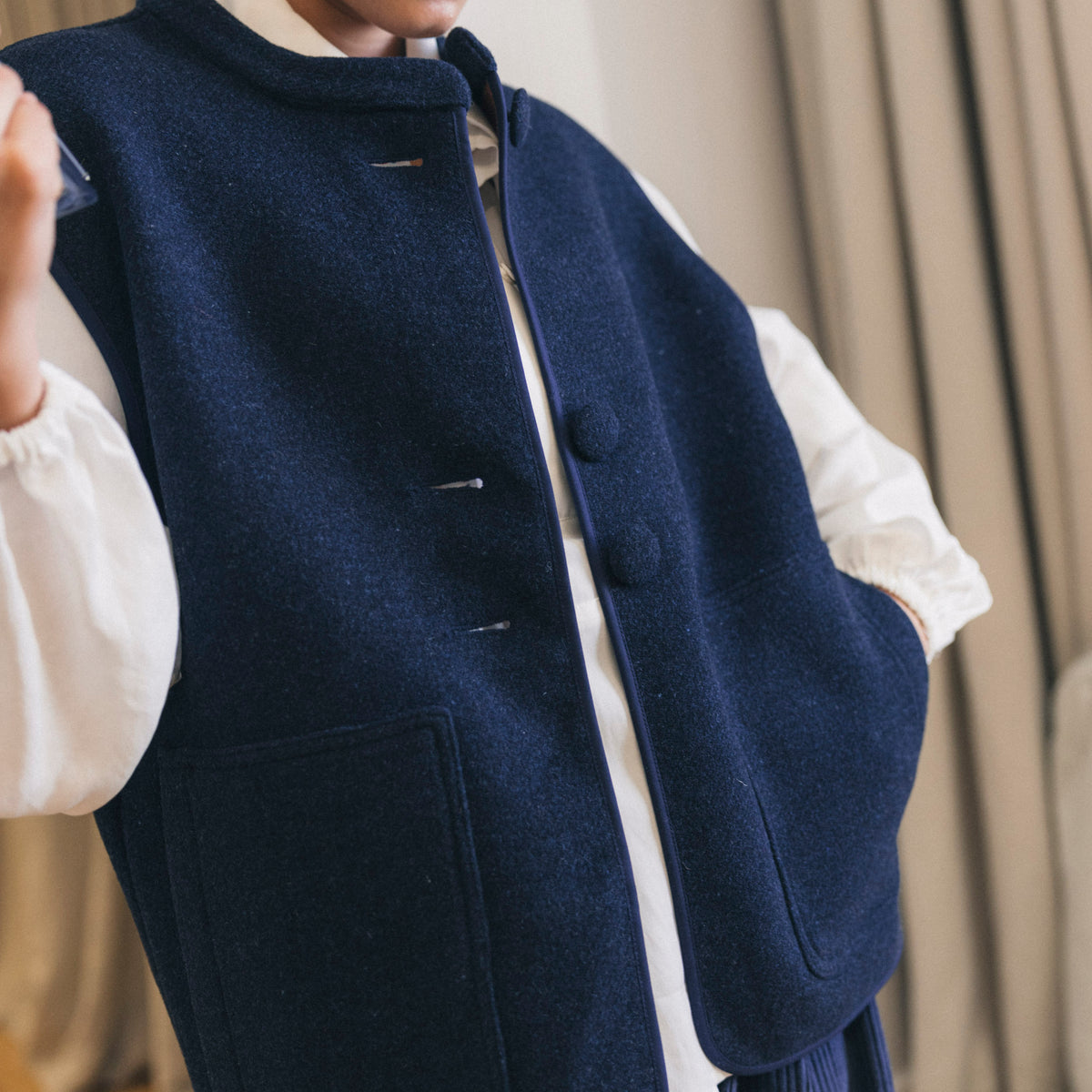 Colete COCO - azul noite – Benedita Formosinho